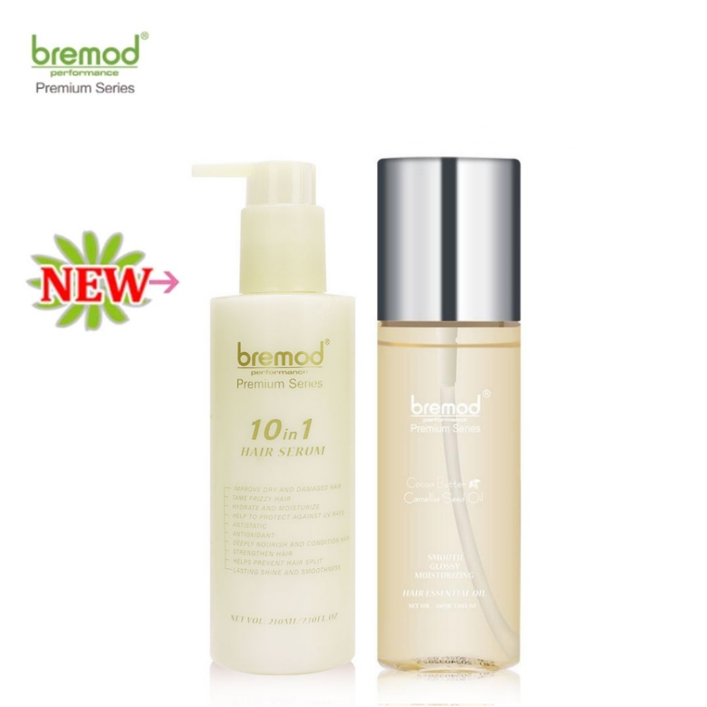 Bremod Hair Serum 10 IN1 Smooth Nourish Care Frizzy Damage Dry Hair ...