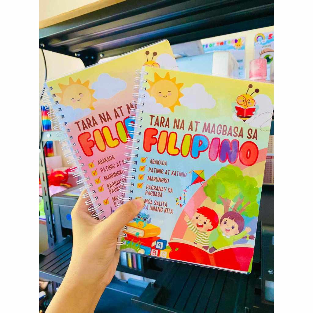 Tara na at MAGBASA sa FILIPINO modern ABAKADA BOOK for Kids | Shopee ...