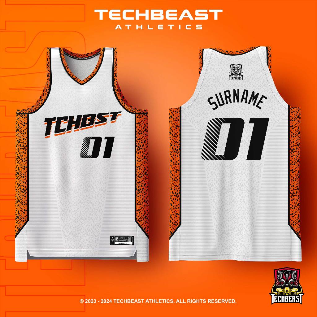 Techbeast Electric Basketball Jersey Full Sublimation ( CUSTOM NAME + NUMBER ) | Shopee Philippines