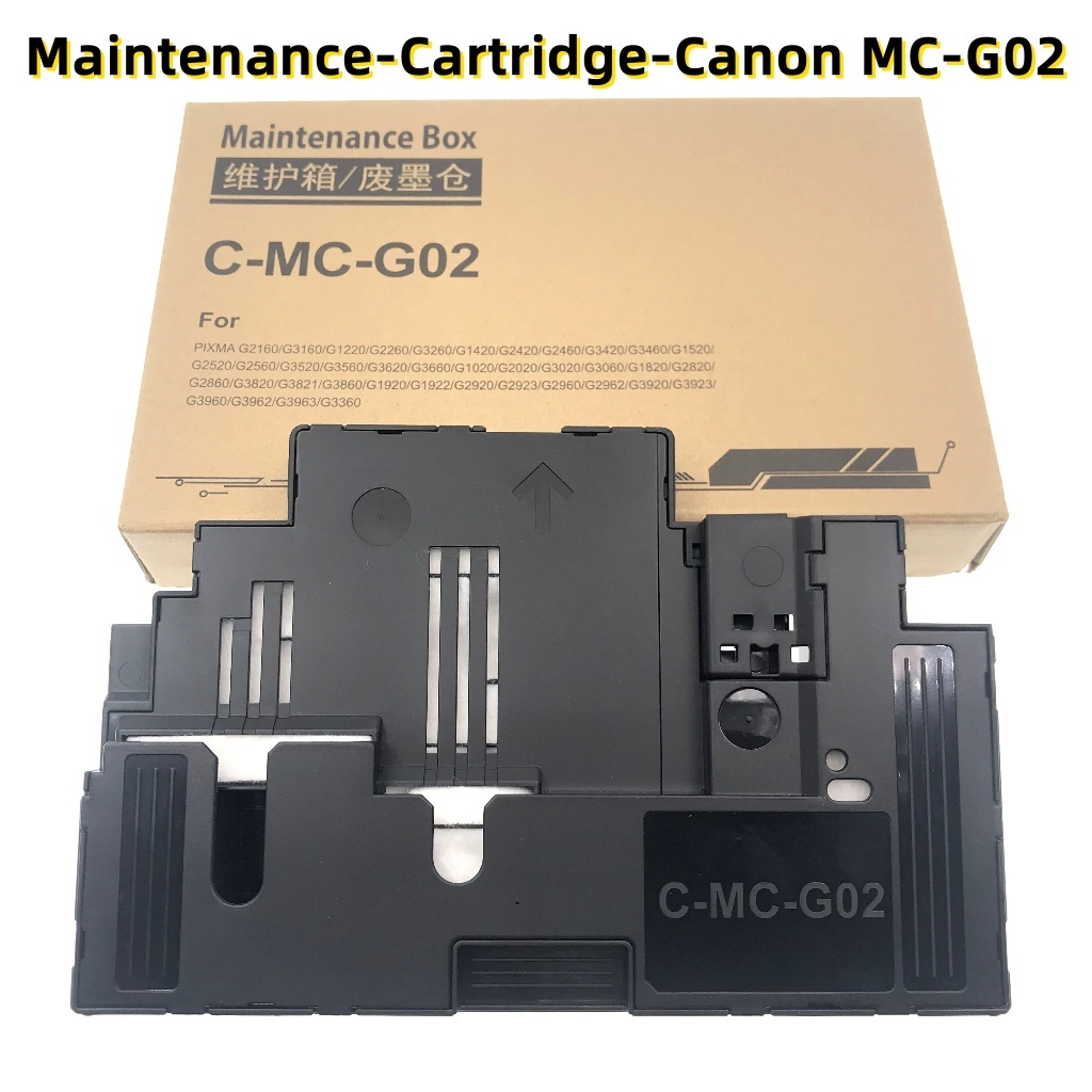 Canon MC-G02 Maintenance Cartridge + Maintenance Cartridge Chip for ...
