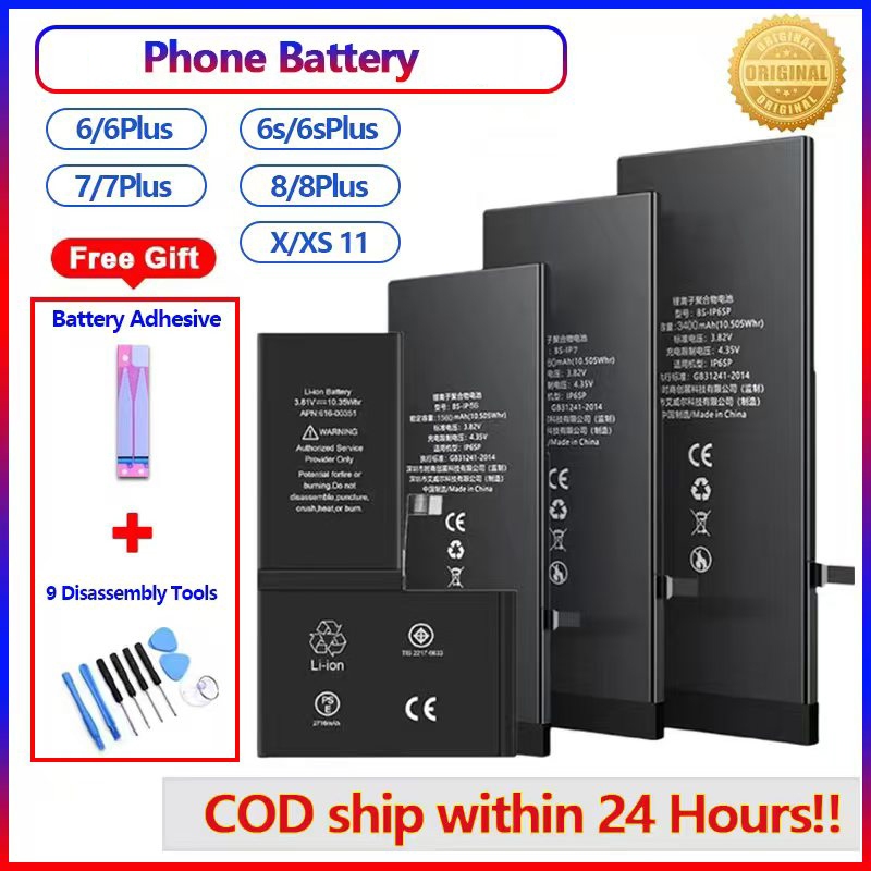 High quality mobile phone battery 5S/5C/6/6Plus/6S/6SPlus 7/7Plus 8 ...