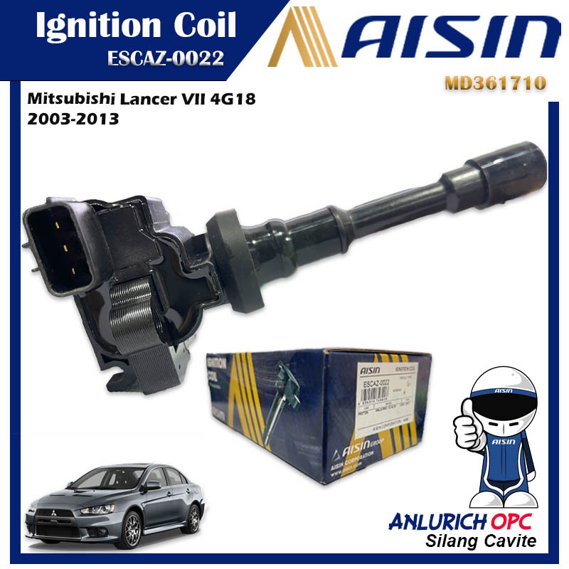 AISIN Ignition Coil for Mitsubishi Lancer VII 4G18 2003-2013 MD361710 ...