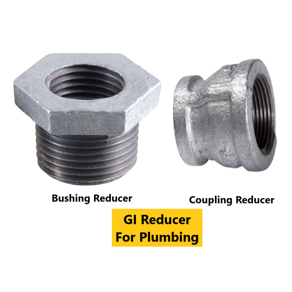 GI Fittings Bushing Reducer/Coupling Reducer (GALVANIZED) 1/4x3/8 1/4x3 ...