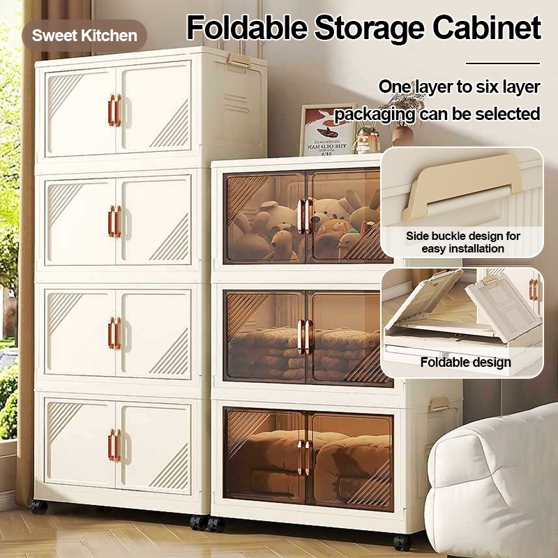 Foldable Storage Cabinet for Kitchen Durabox Bedroom Drawer Cabinet ...
