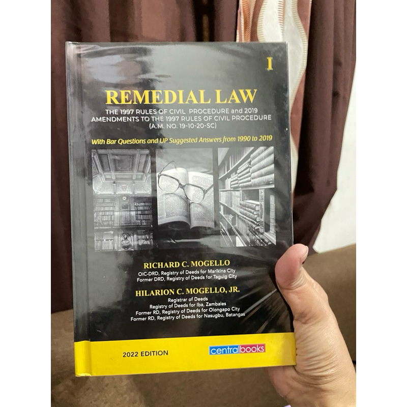 REMEDIAL LAW I 2022 Edition (Hardcover) | Shopee Philippines