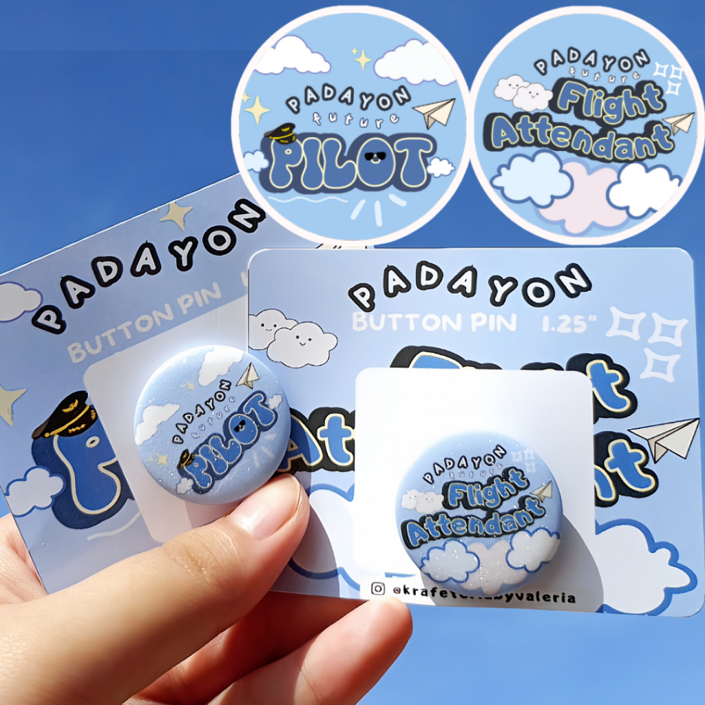 Cute Padayon Mini Button Pins with Profession Padayon Button Pins ...