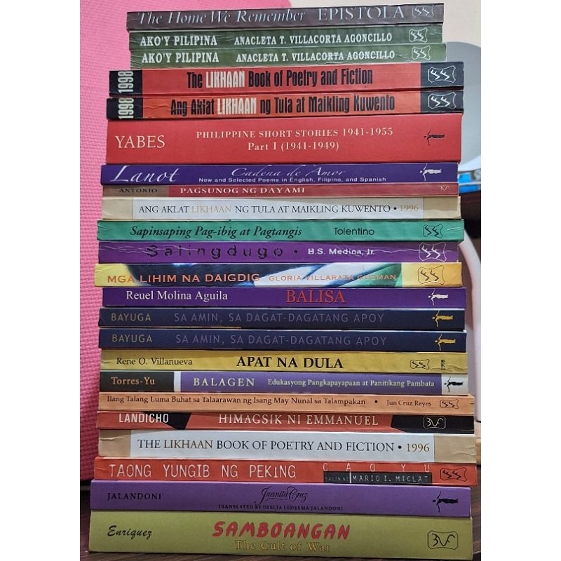 SALE ️SALE ️NOVEL BOOKS (Nobela,Short Story,Tula,Poetry,Poem) | Shopee ...