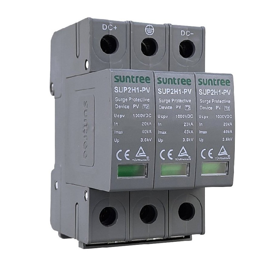 Suntree DC SPD Surge Protection Device 2 pole 3 pole Solar SPD ...