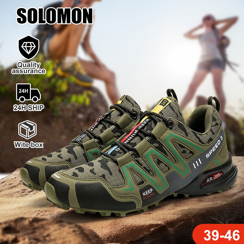 Solomon Series Men‘s Trail Hiking Shoes Breathable Running shoes ...
