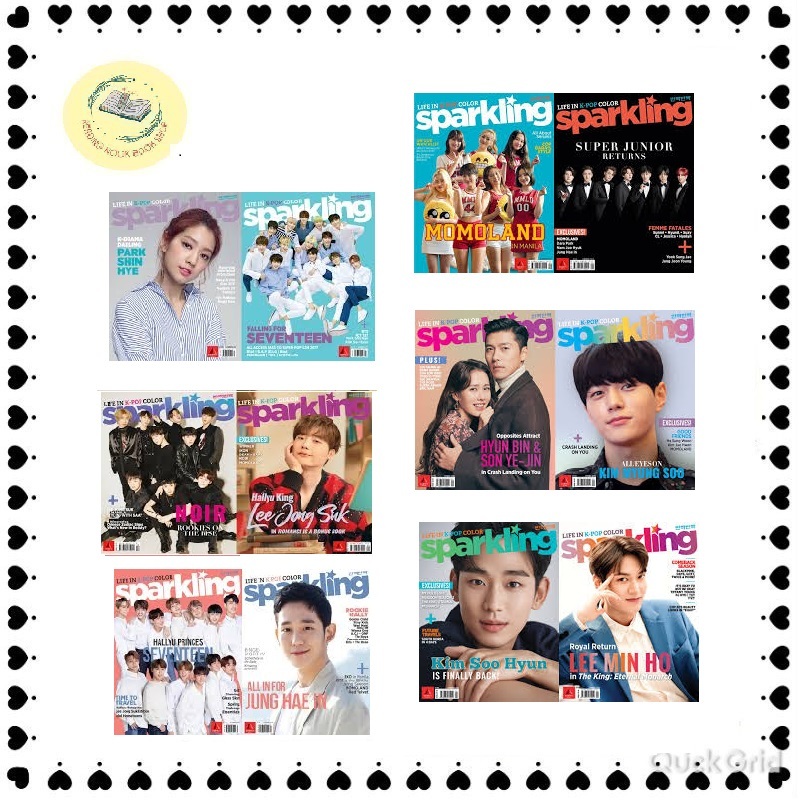 Sparkling Magazine (back to back cover) | Shopee Philippines