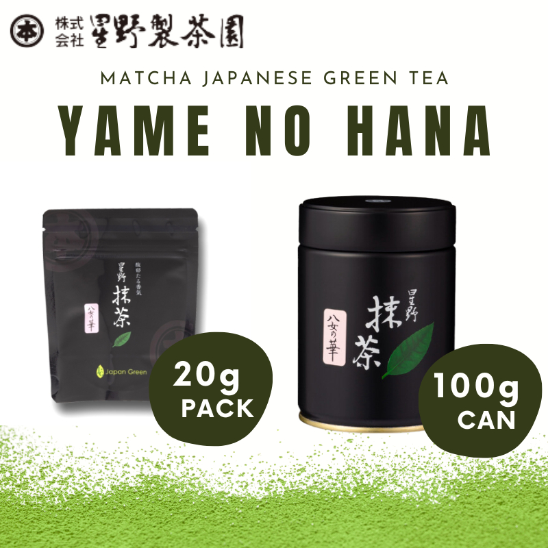 Hoshino Matcha "Yame no Hana" 20g Pack 100g can Japanese Tea Matcha ...