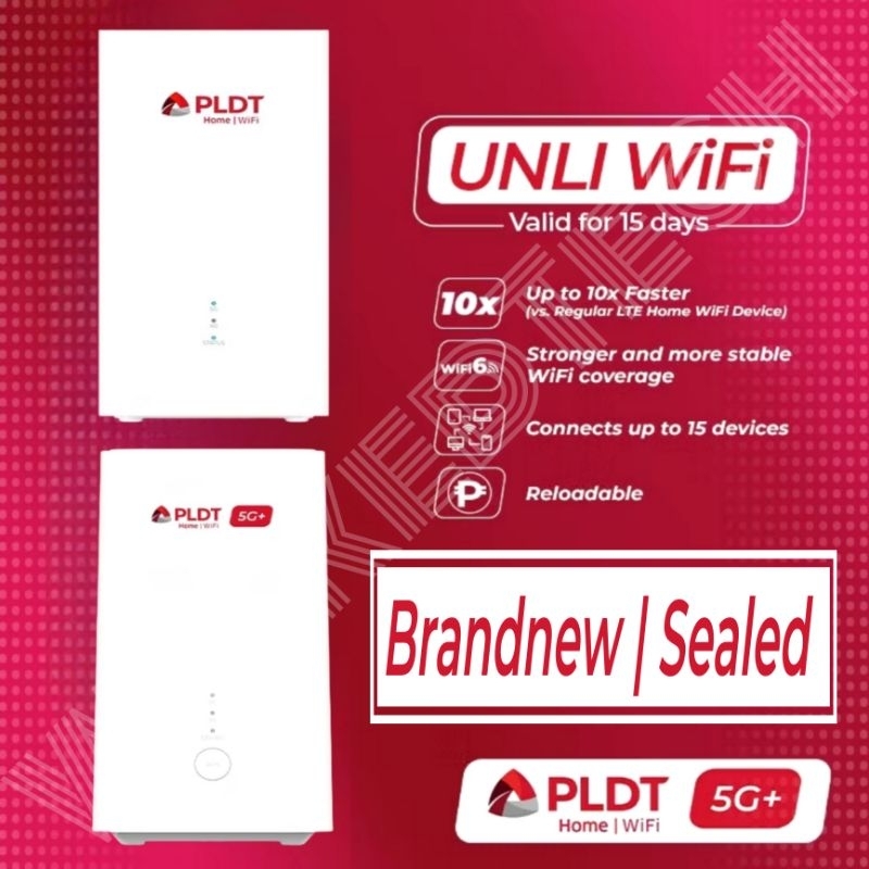 PLDT Home WiFi 5G+ H153-381 & H155-382 W/ SIM UNLIWiFi Valid For 15 ...