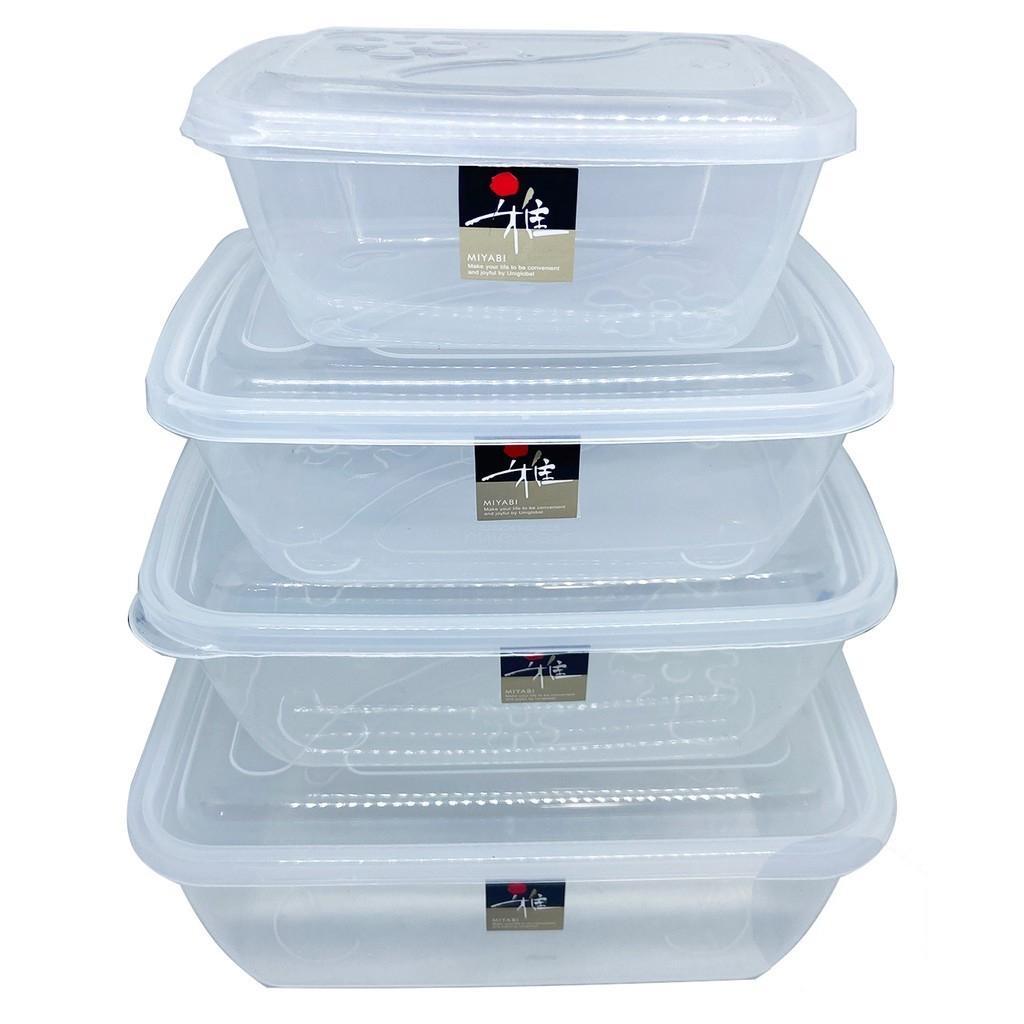 Large Transparent Plastic Box Rectangular Plastic Tupperware Food ...