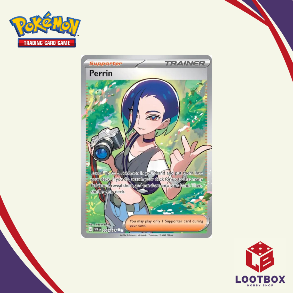 Pokemon Card Game: Perrin (Ultra Rare) - Twilight Masquerade | Shopee ...