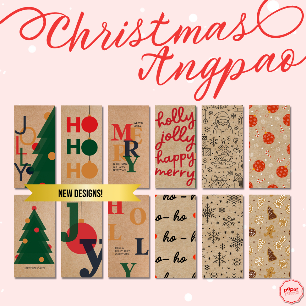 Brown Christmas Angpao/Money Envelope (6pcs/pack) | Shopee Philippines