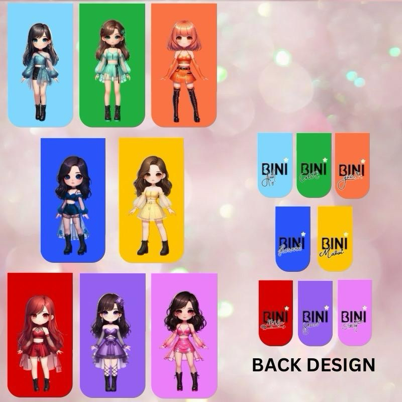 Bini Magnetic Bookmark Magnet Bookmark BINI | Shopee Philippines