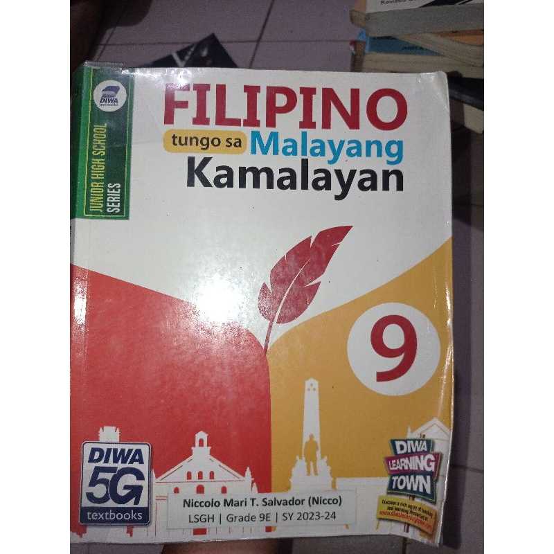 Filipino Tungo sa Malayang Kamalayan 9 by Isaac ali V. Tapar | Shopee ...