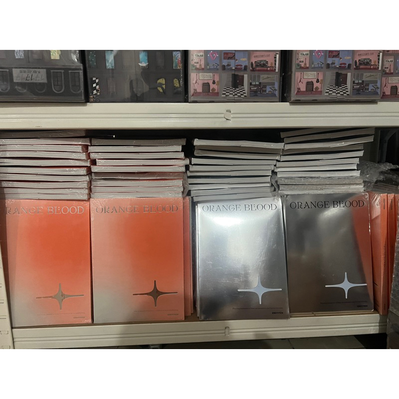 ENHYPEN ORANGE BLOOD ALBUMS ONHAND WITH POB | Shopee Philippines