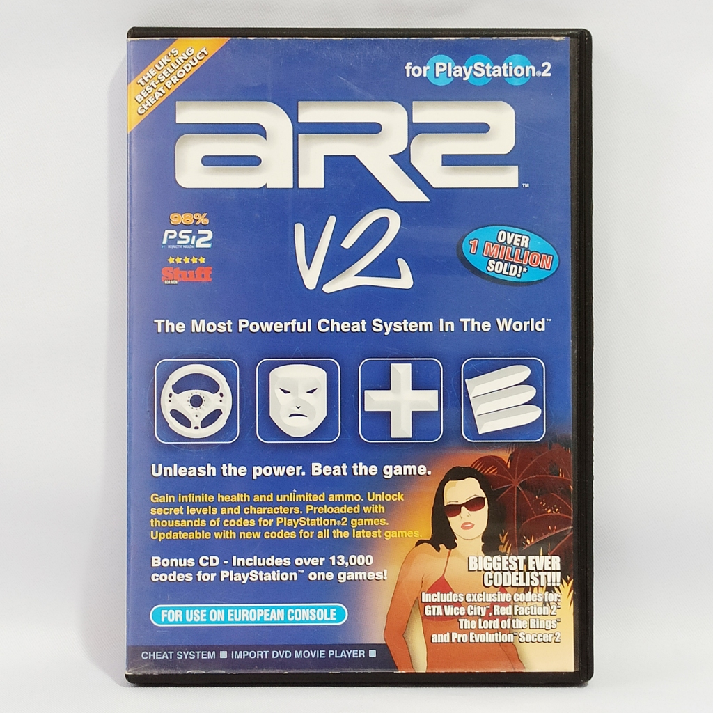 (UNTESTED) Action Replay AR2 V2 For PS2 PlayStation 2 PAL REGION ONLY ...