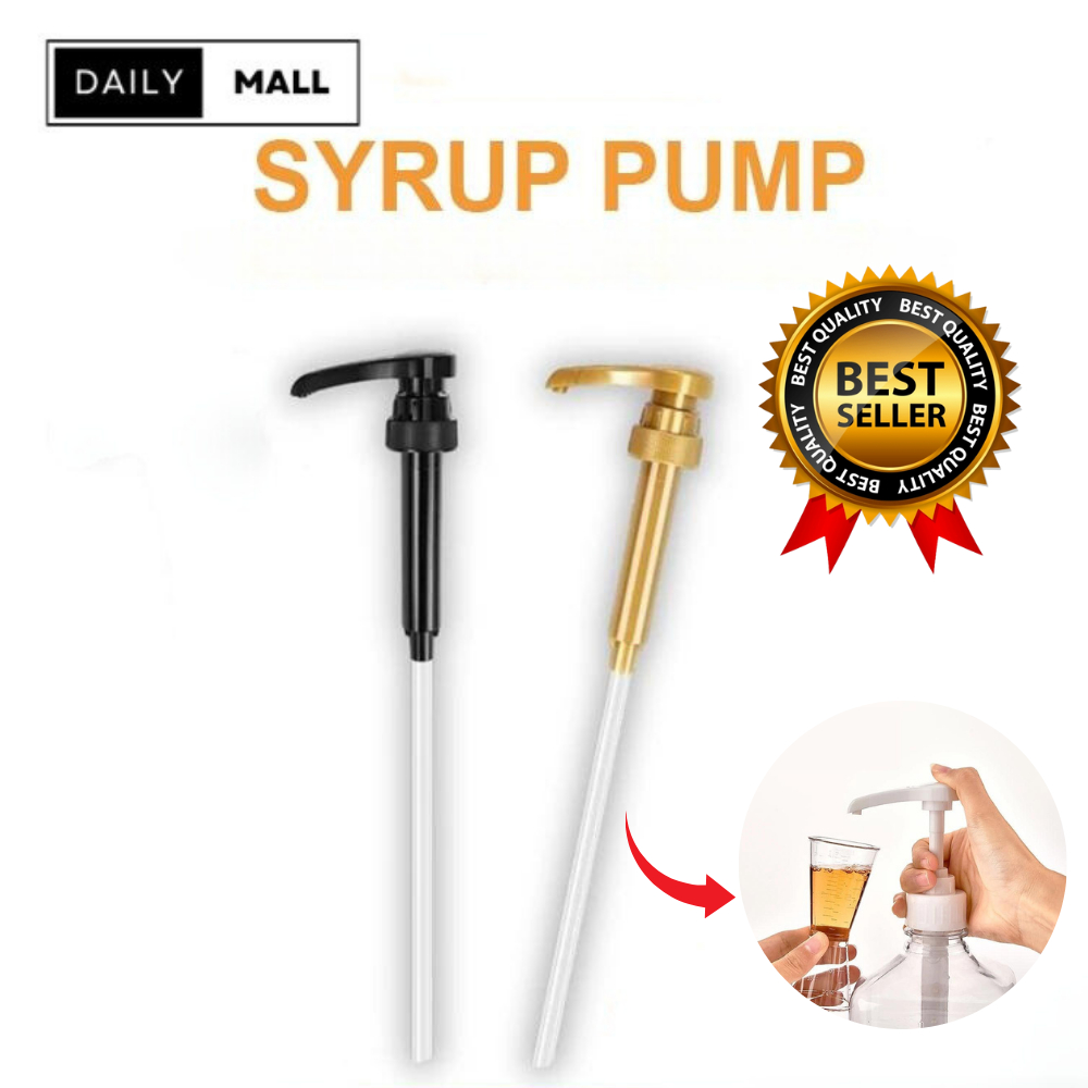 10ml Per Pump Free Pump Cover Plastic Syrup Pump For Easy Starbucks ...