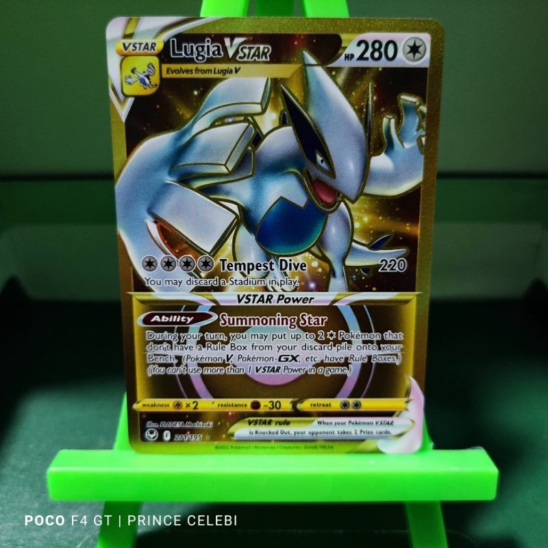 Pokemon TCG - Lugia Vstar Gold Secret Rare | Shopee Philippines