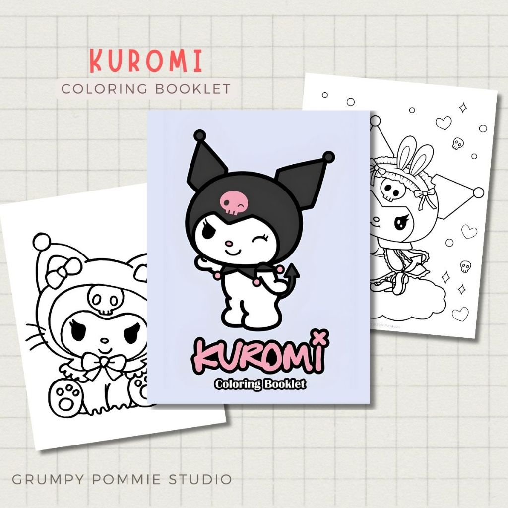 Kuromi Coloring Booklet || Sanrio Kuromi Colouring Book || Activity for ...
