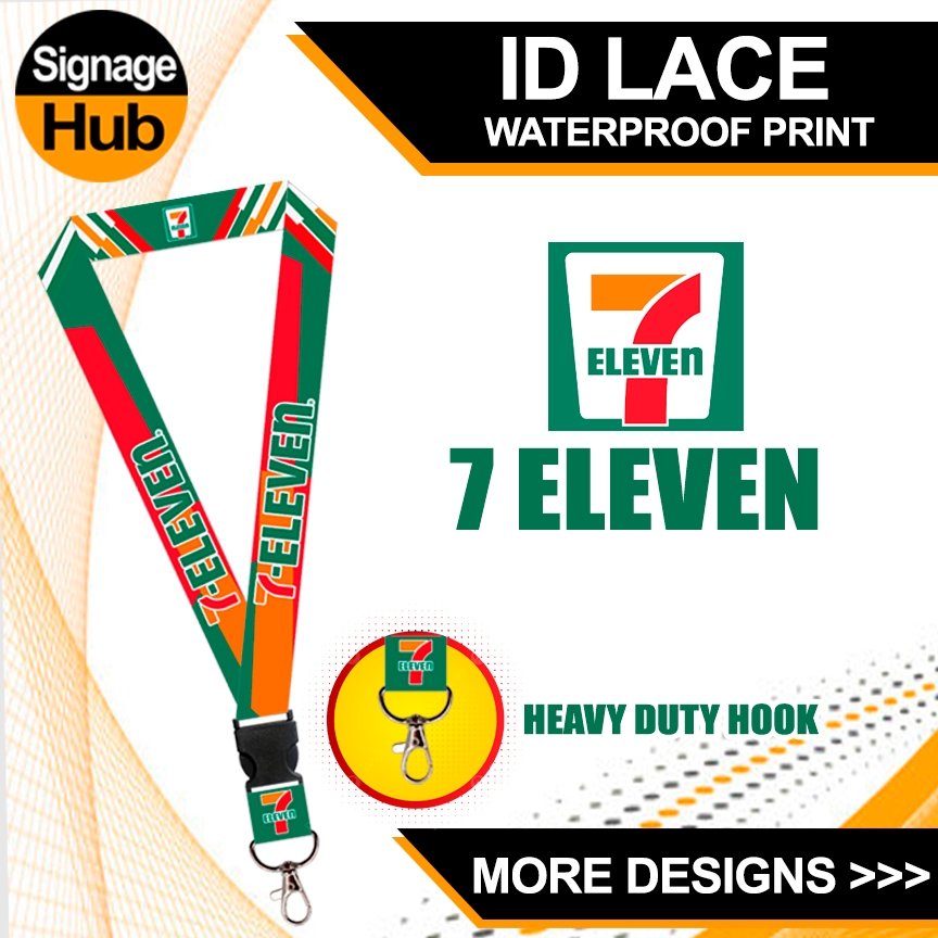 7 ELEVEN ID LACE | ID LANYARD | ID SLING | WATERPROOF PRINT | Shopee ...