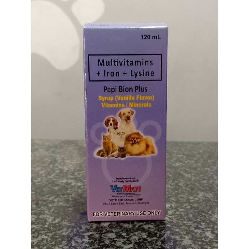 Papi Bion Plus Syrup Multivitamins + Iron + Lysine | Shopee Philippines