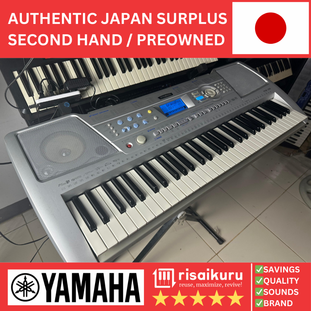 Yamaha PSR-270 PortaTone Keyboard Piano Organ with Touch Response for ...