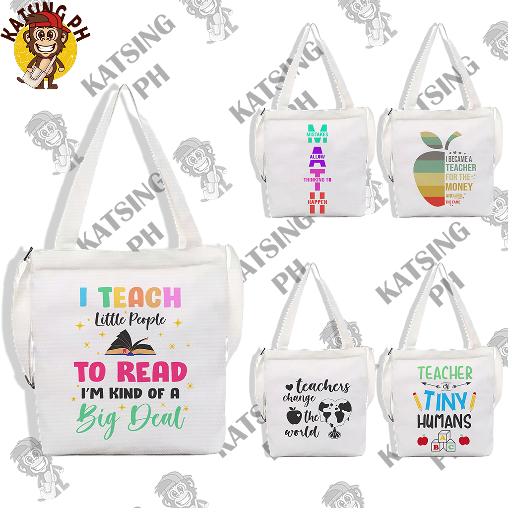 Katsing PH - Tote Bags - Unisex - Teacher's Day Inspired - Shoulder Bag ...