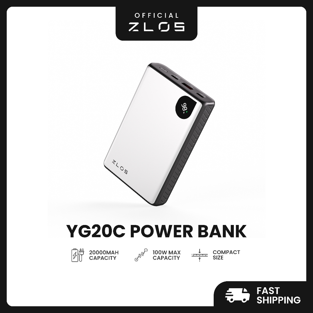 ZLOS YG20C 20000mAh 100W 2C1A Power Bank - PH | Shopee Philippines