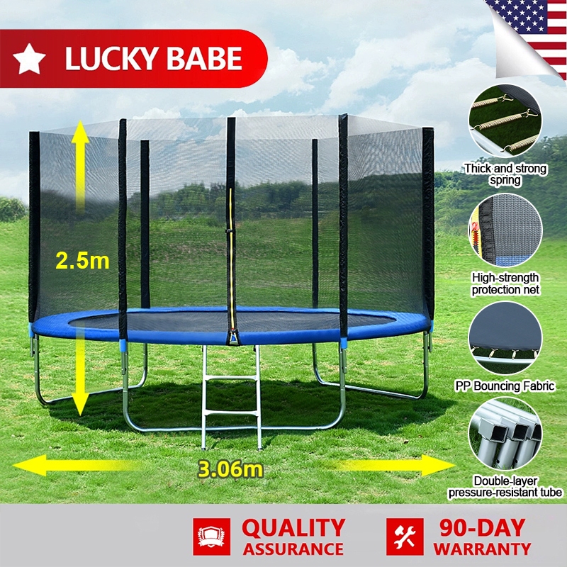 Large Trampoline 10TF Diameter 306CM- Indoor and Outdoor Children ...