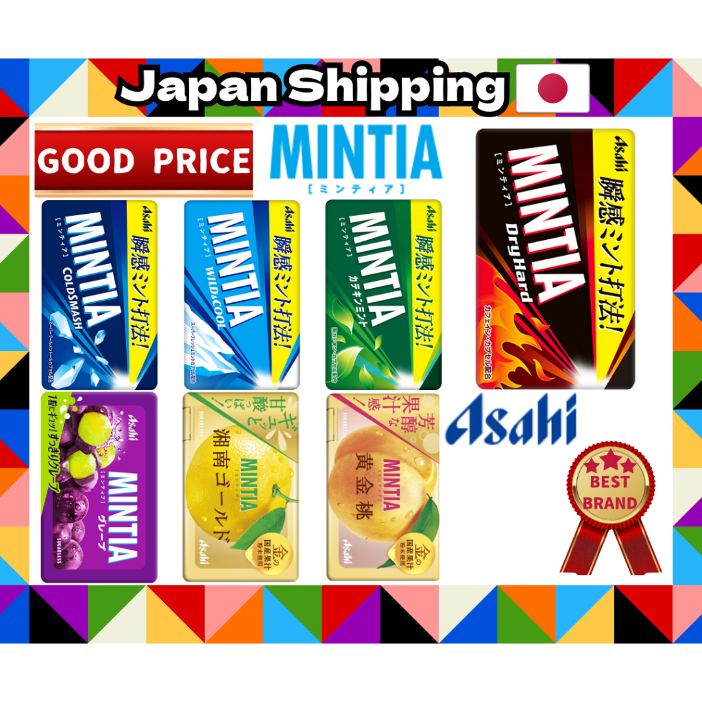 [Direct from japan] Asahi MINTIA Regular Series Card Type Small tablet 30 grains 22g | Shopee ...