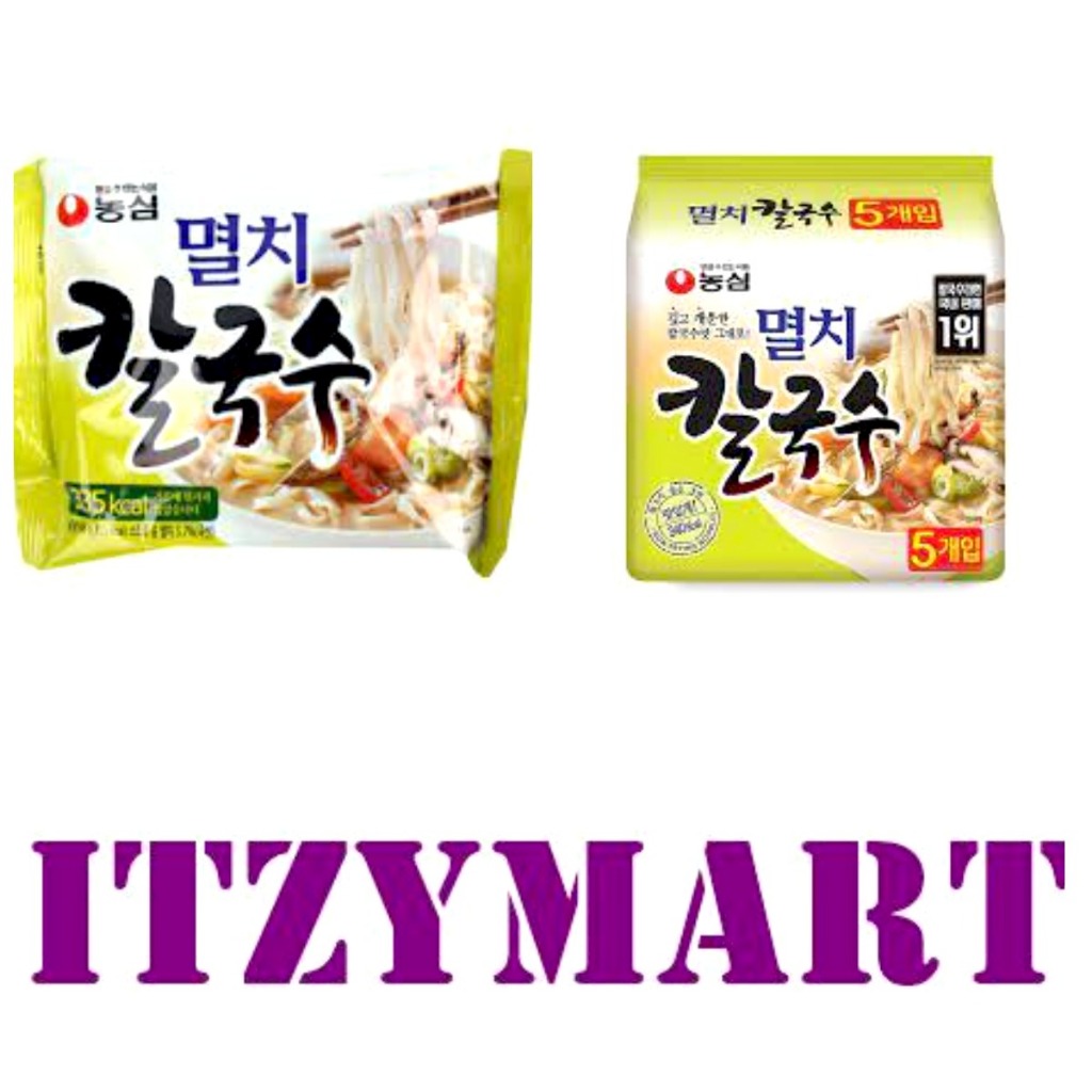 NONG SHIM MYEOLCHI KALGUGSU 98G / 1 PACK | Shopee Philippines