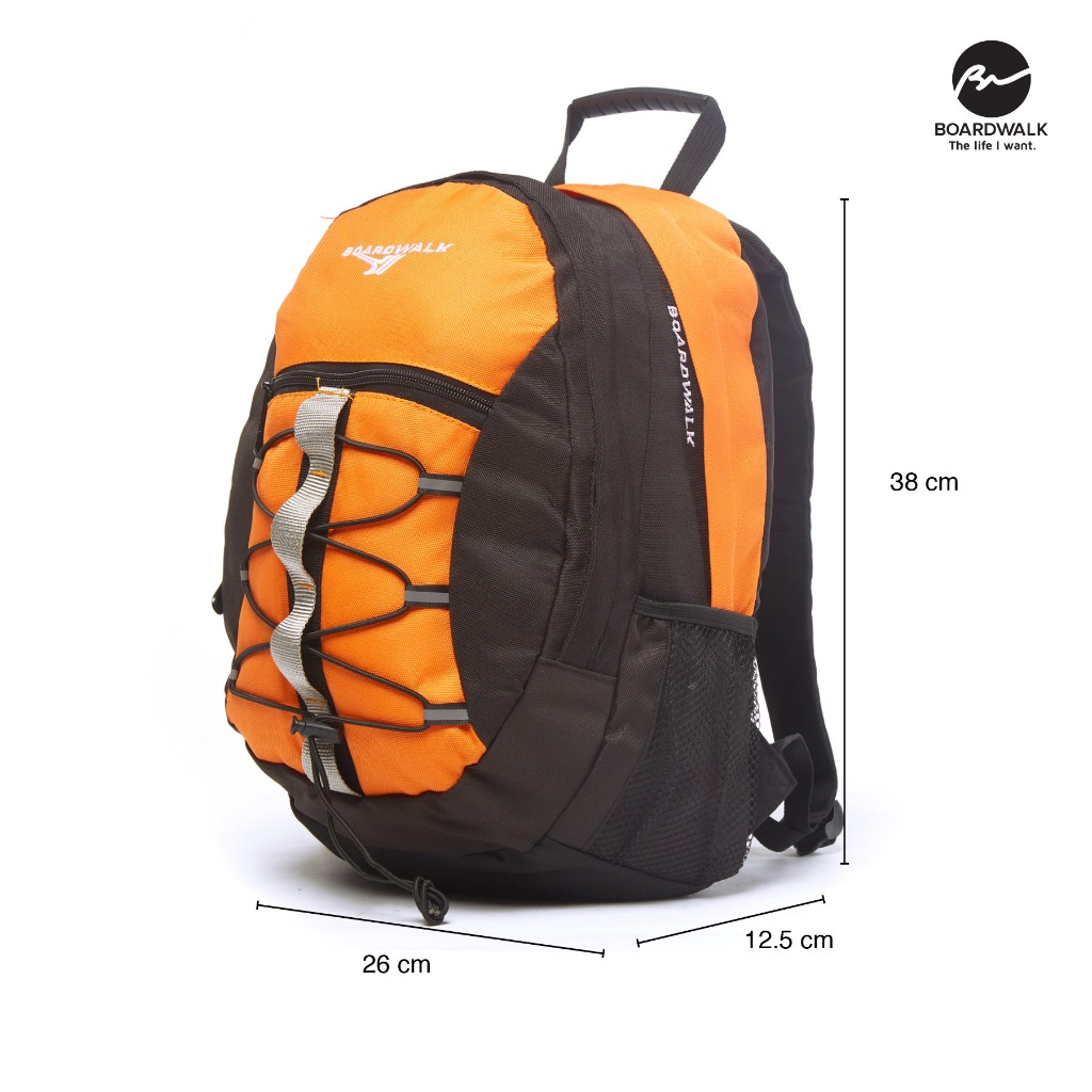 Boardwalk Dernbach Men's School Backpack with Compression Strap Design ...