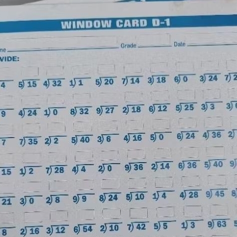 Window Card - A1, S1, M1 and D1 per pack 4's | Shopee Philippines