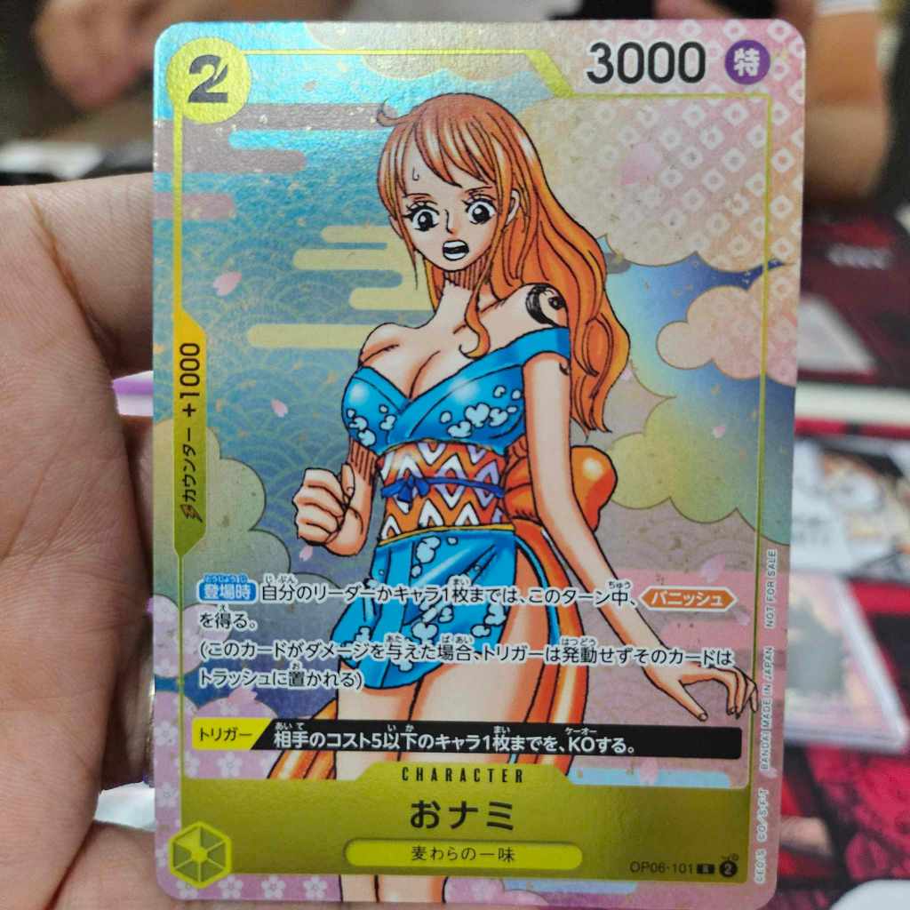 One Piece TCG OP06-101 R Nami (Parallel) | Shopee Philippines