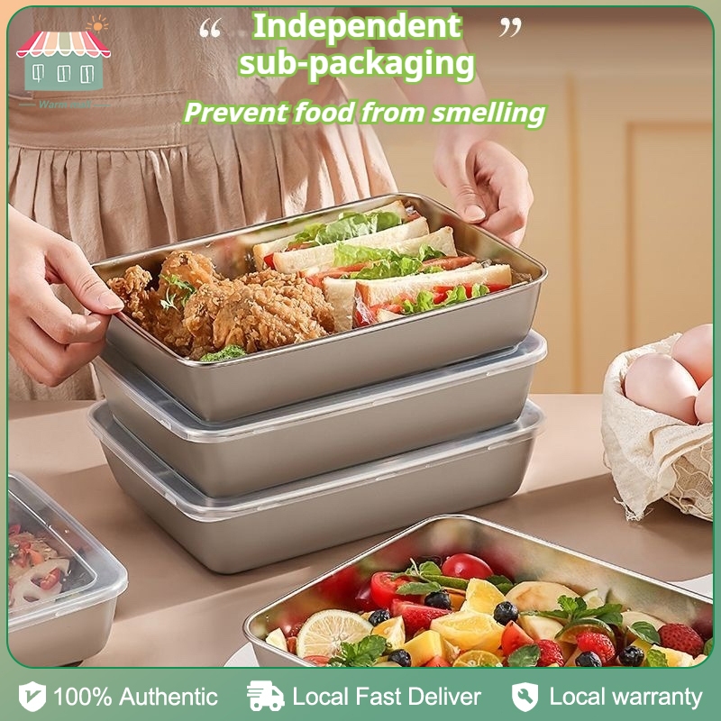 304 Stainless Steel Fresh Keeping Box with Sealed Lid Japanese Food ...
