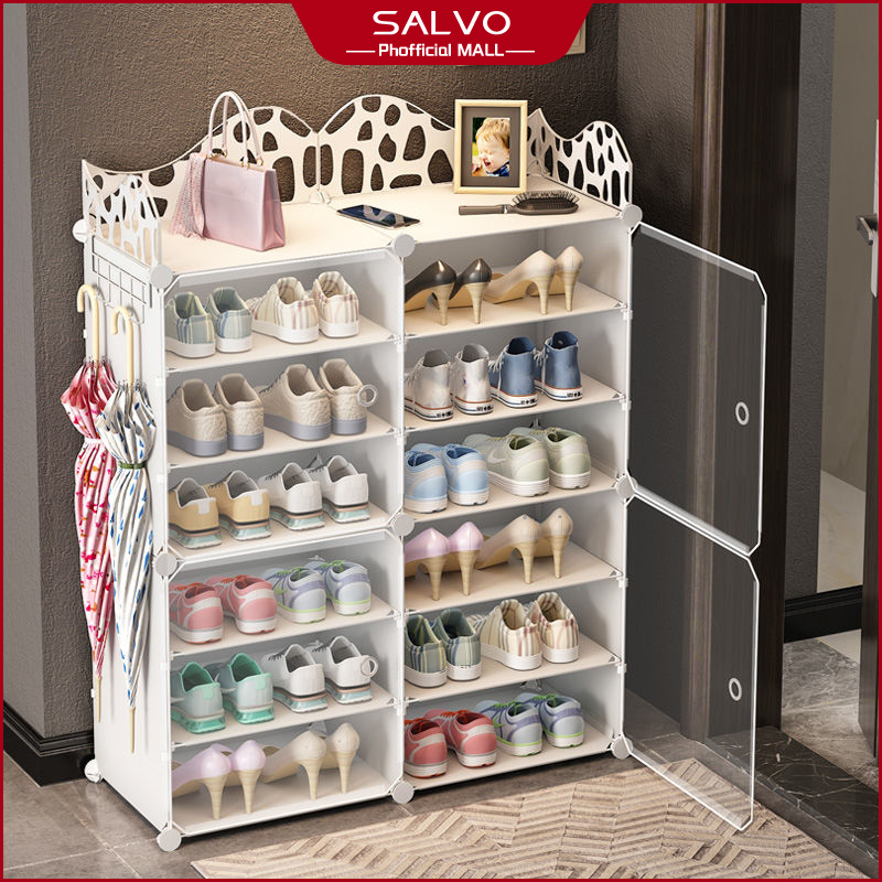 Shoe Cabinet Shoe Rack Shoe Organizer Dust-Proof Stackable Storage ...