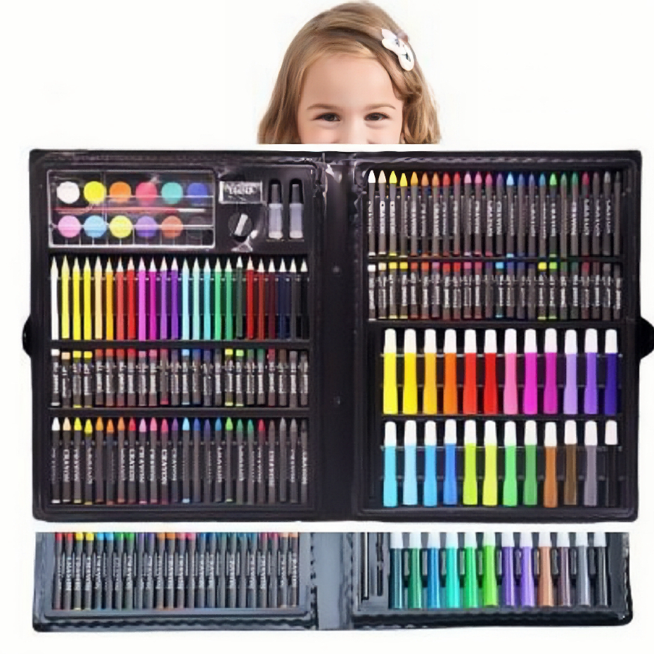 TS 168PCS Super Mega Art Coloring Gift Set for Kids Crayons Color ...