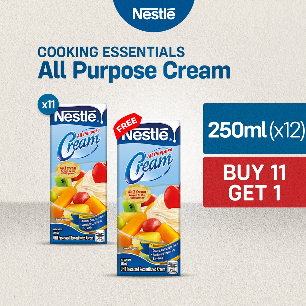 Buy 11 Nestle All Purpose Cream 250ml Get 1 FREE Nestle All Purpose ...