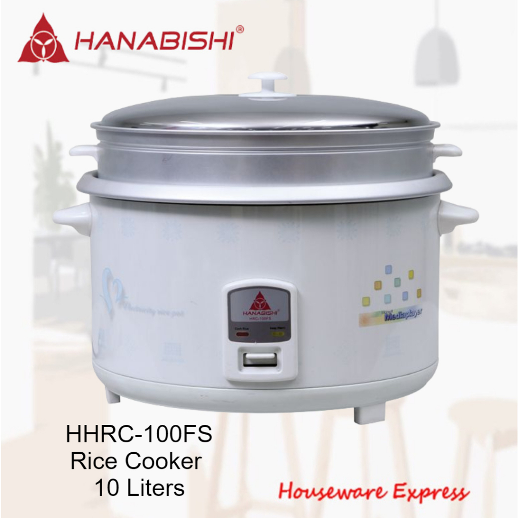 Hanabishi HHRC-100FS Rice Cooker 50 cups HHRC100FS (Houseware Express ...