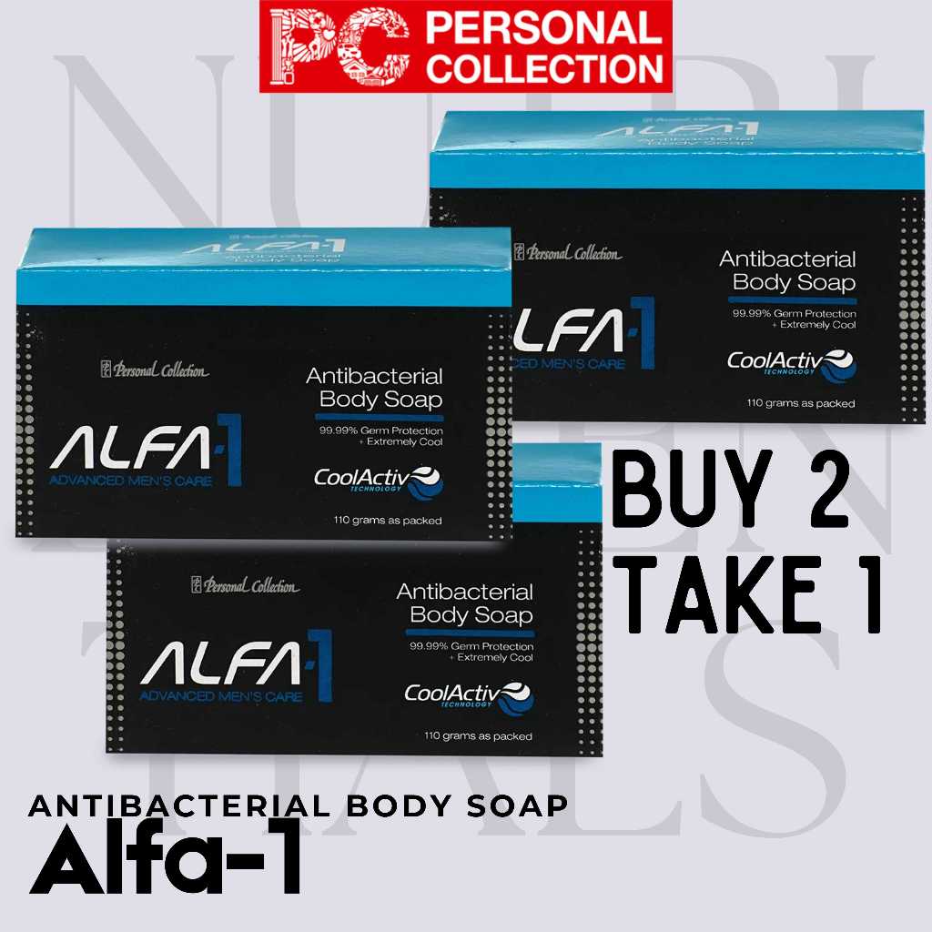 Personal Collection Alfa-1 Advanced Men's Care Antibacterial Body Soap ...