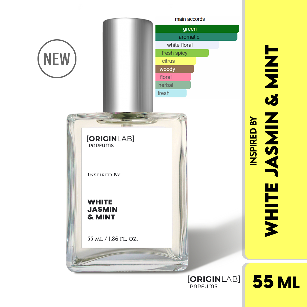 [OriginLab] - WHITE JASMIN & MINT Inspired Perfume Unisex 30% Oil rich ...