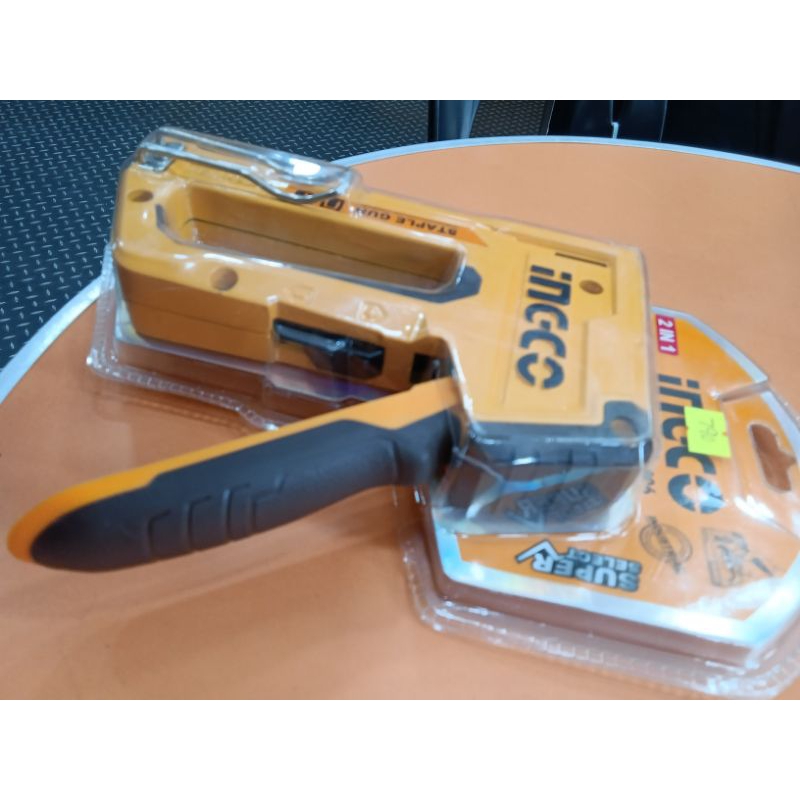 INGCO 2 IN 1 STAPLE GUN \ HSG1406 | Shopee Philippines