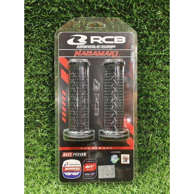 RCB RACING BOY NAGAMAKI HANDLE GRIP ORIGINAL 1PAIR BLACK/ RED/ BLUE /GRAY | Shopee Philippines