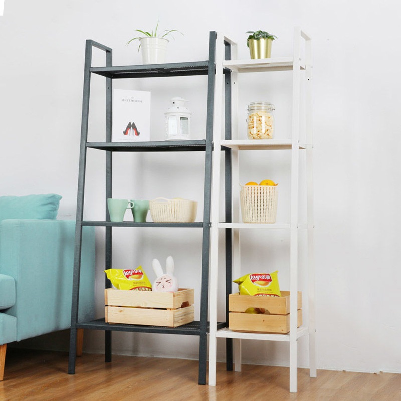 TIDY Metal Shelf Slim Wide Storage Book Shelves LERBERG Organizer Rack ...