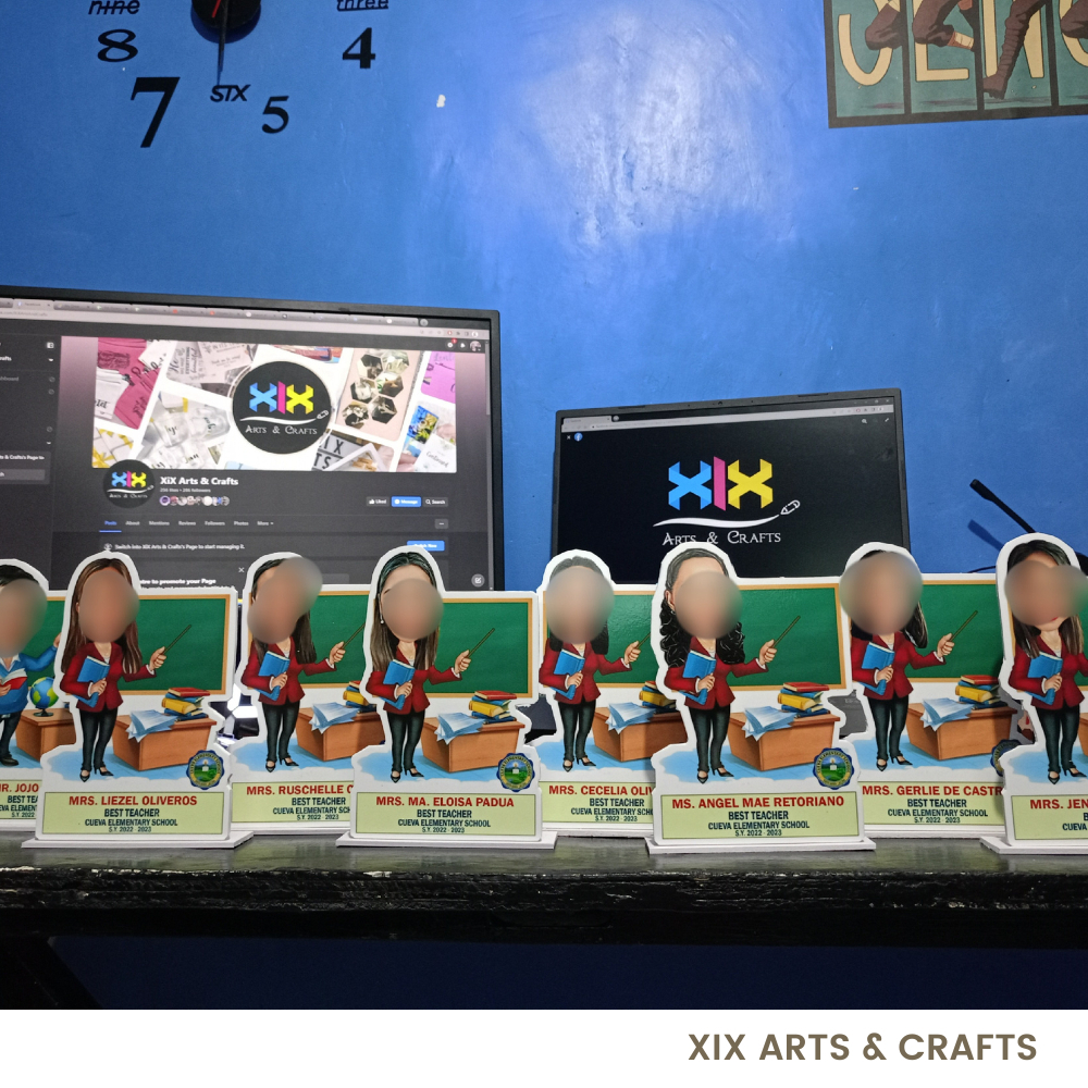 Mini Standee for Professional Teacher with Pen Holder Customized ...