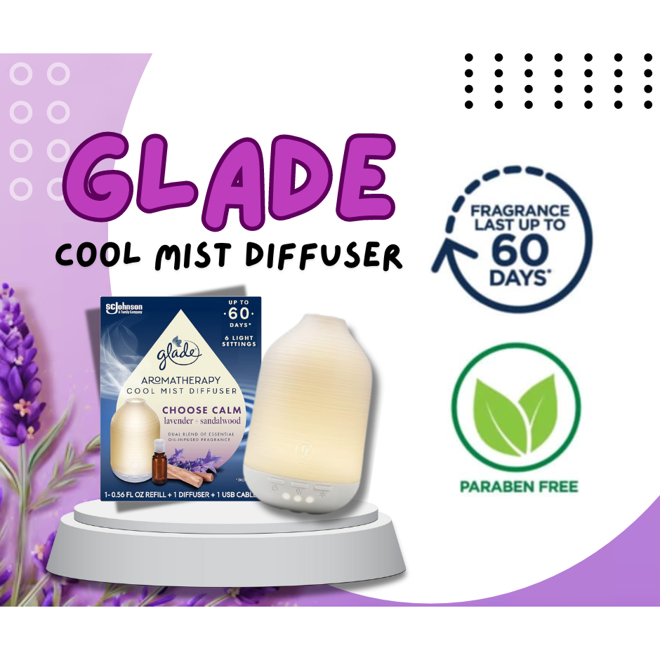 Glade Cool Mist Diffuser Aromatherapy | Shopee Philippines