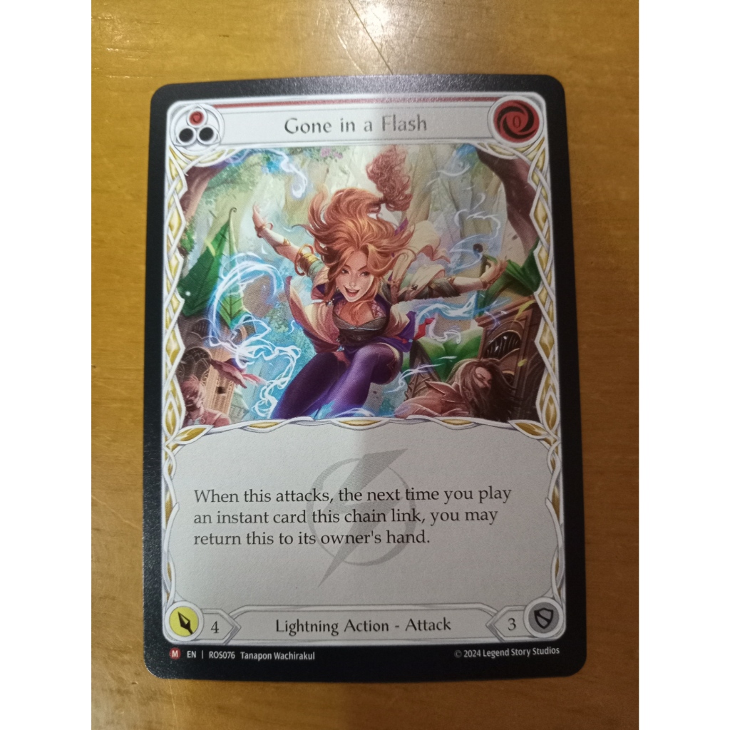 FAB Gone in a Flash Majestic Rosetta ROS Flesh and Blood TCG English ...